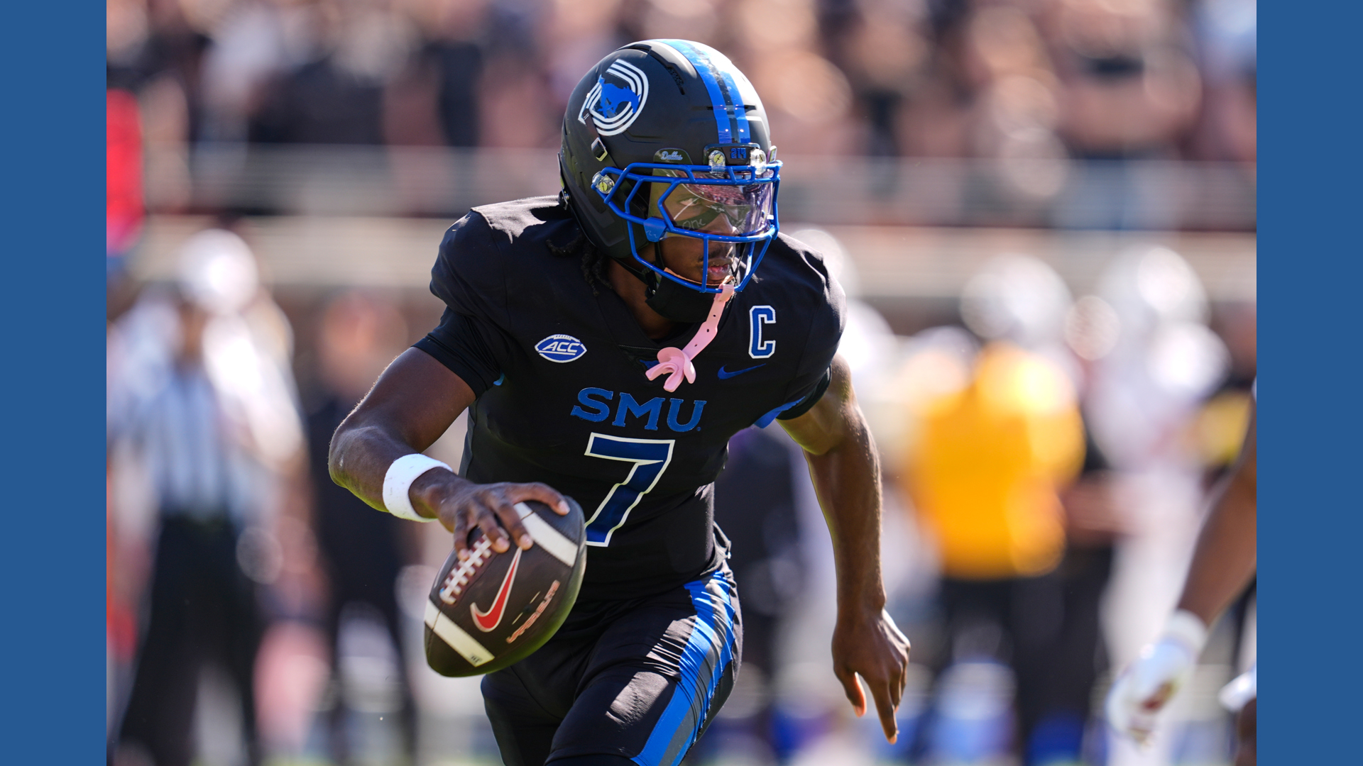 Chris Johnson scores twice and SMU gets 96-yard pick-6 in 34-10 win ...