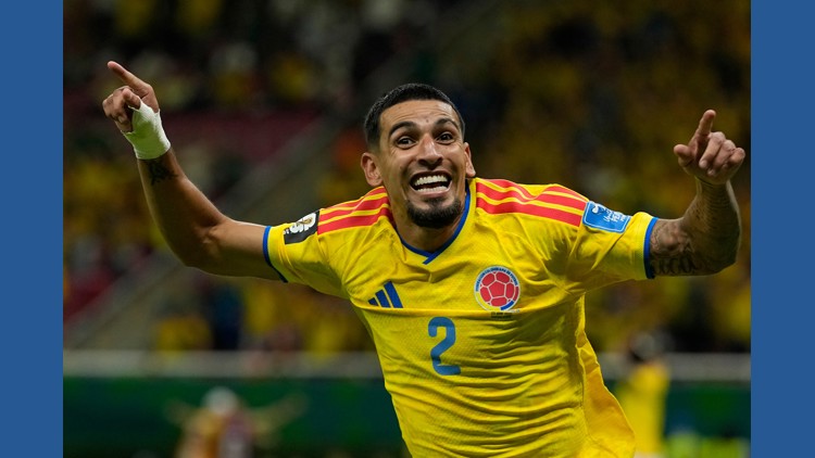 Daniel Muñoz scores and Colombia edges Congo 1-0 to reach the knockout ...