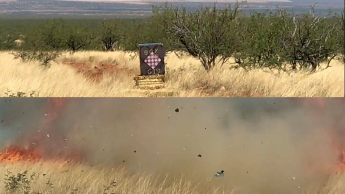 Video shows explosion at gender reveal party that sparked a wildfire ...
