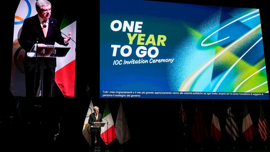 Olympic chief says 'Italy is ready' with 2026 Winter Games 1 year away ...