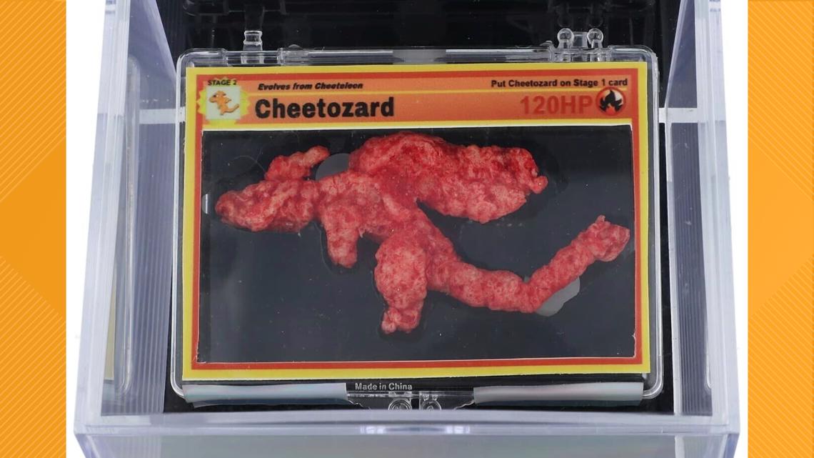 Pokemon-shaped Cheeto sells for over $87,000 | 13wmaz.com