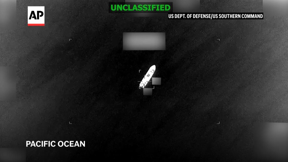 US military posts video of deadly strike against suspected drug boat in ...