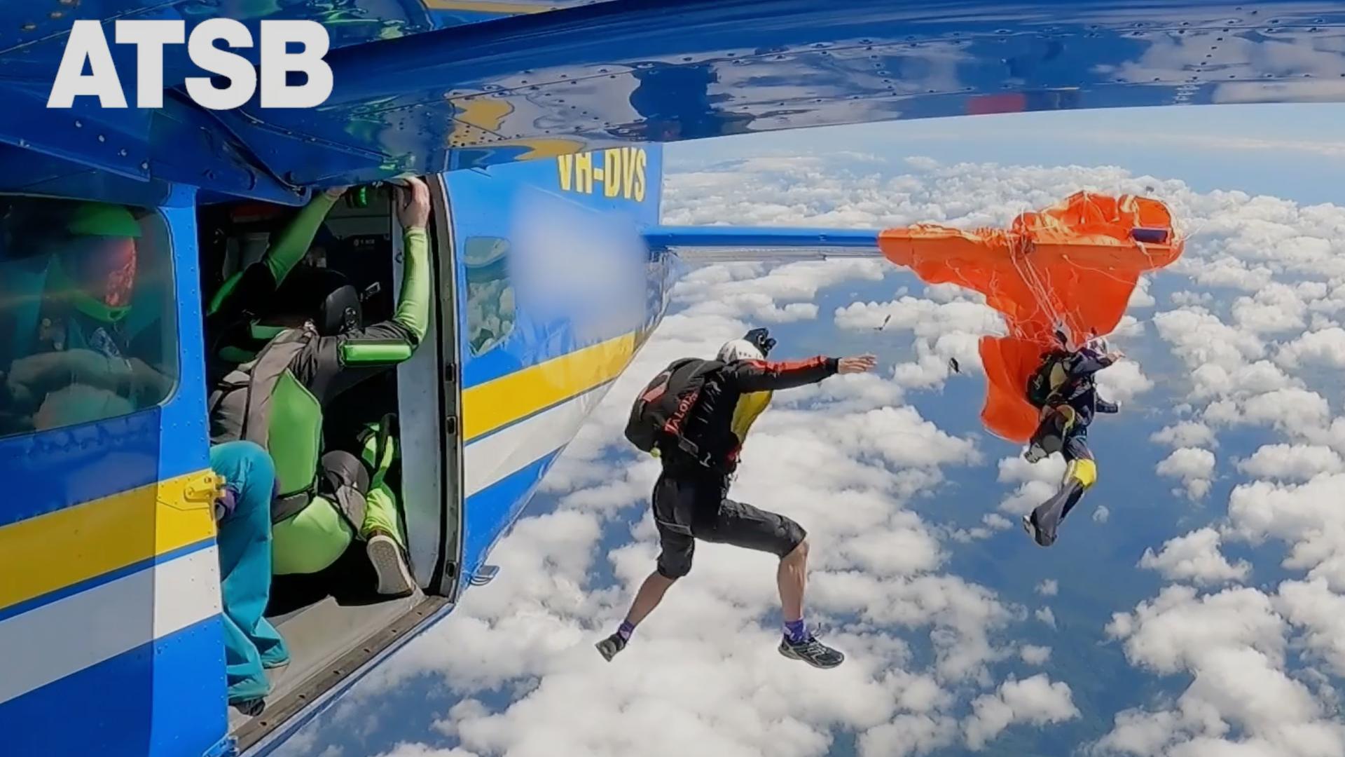 WATCH: Skydiver left dangling at 15,000 feet after parachute gets caught on plane | 13wmaz.com