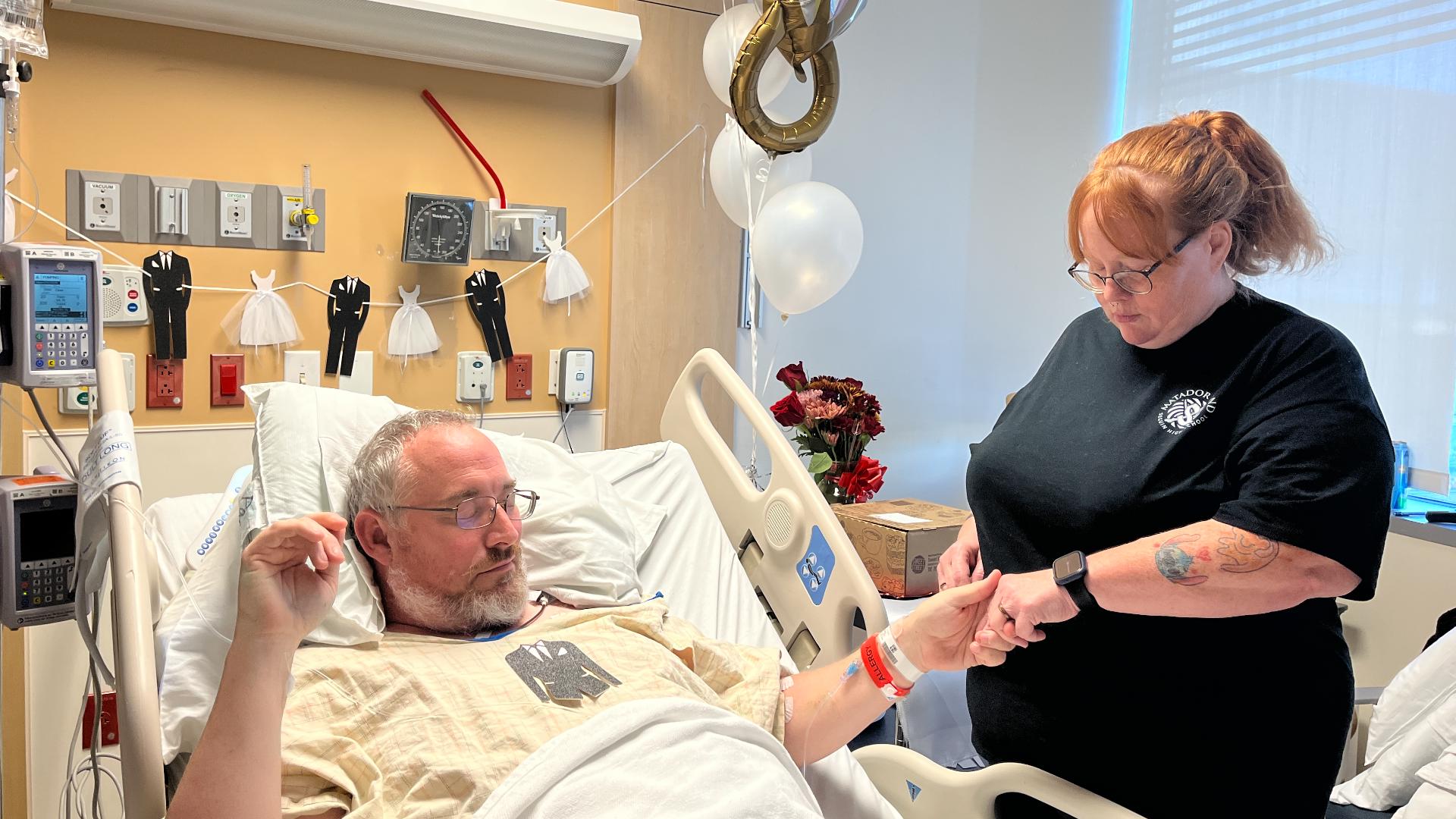 San Antonio couple marries in hospital room ahead of groom's open-heart ...