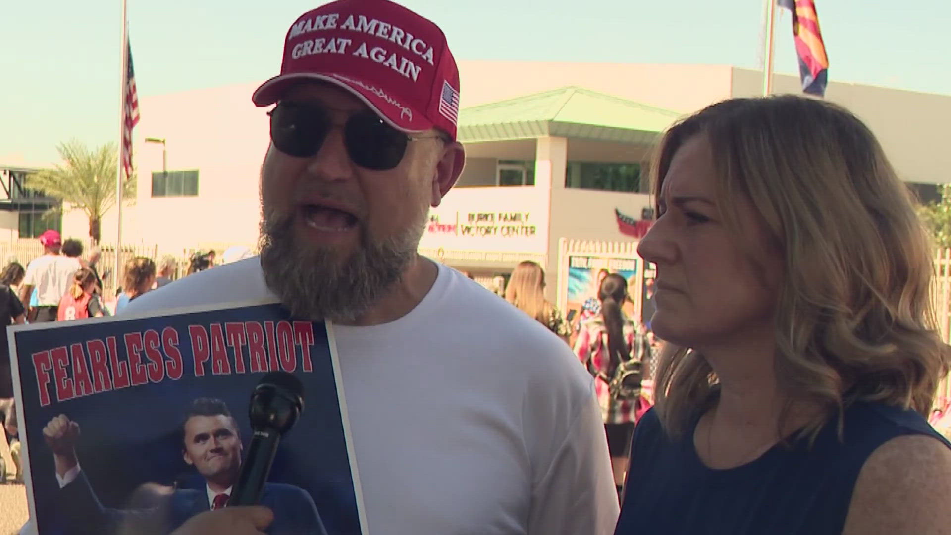 Thousands gather in Phoenix to honor Charlie Kirk | 13wmaz.com
