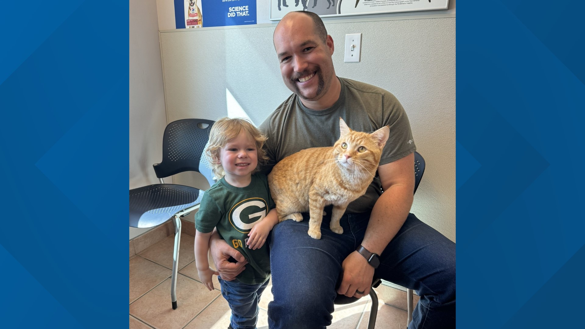 South Metro firefighter adopts cat after crash on I-25 | 13wmaz.com