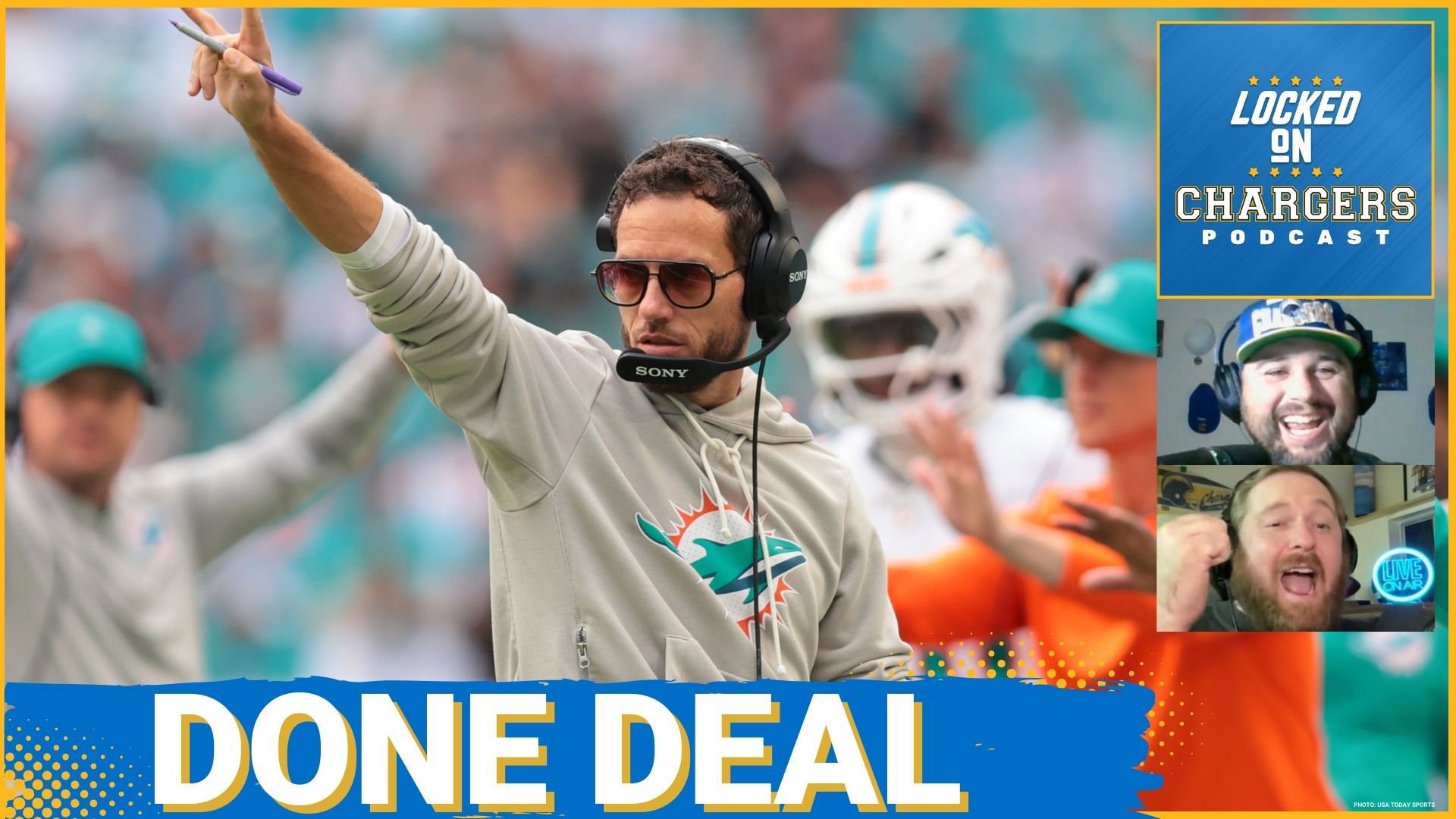 OFFICIAL: Mike McDaniel is the Offensive Coordinator of the Chargers ...