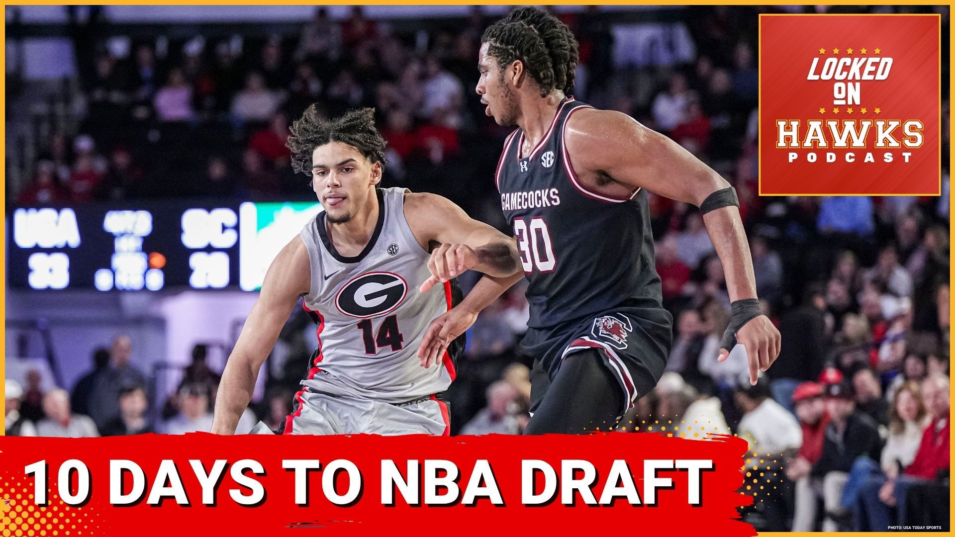 Hawks draft UGA's Asa Newell, traded down to No. 23 pick | 13wmaz.com