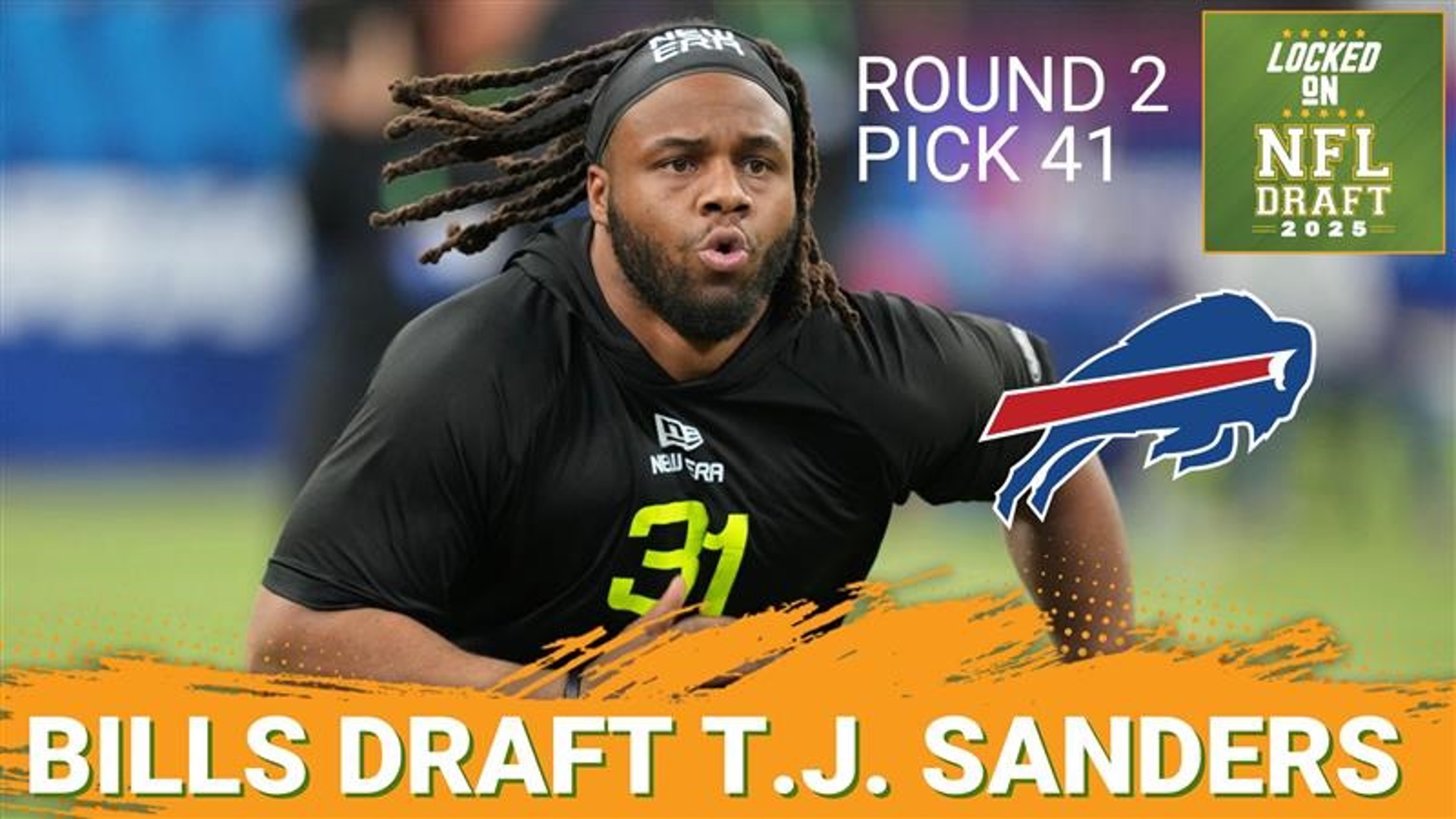 Buffalo Bills Select TJ Sanders with the No. 41 Pick in the 2025 NFL ...