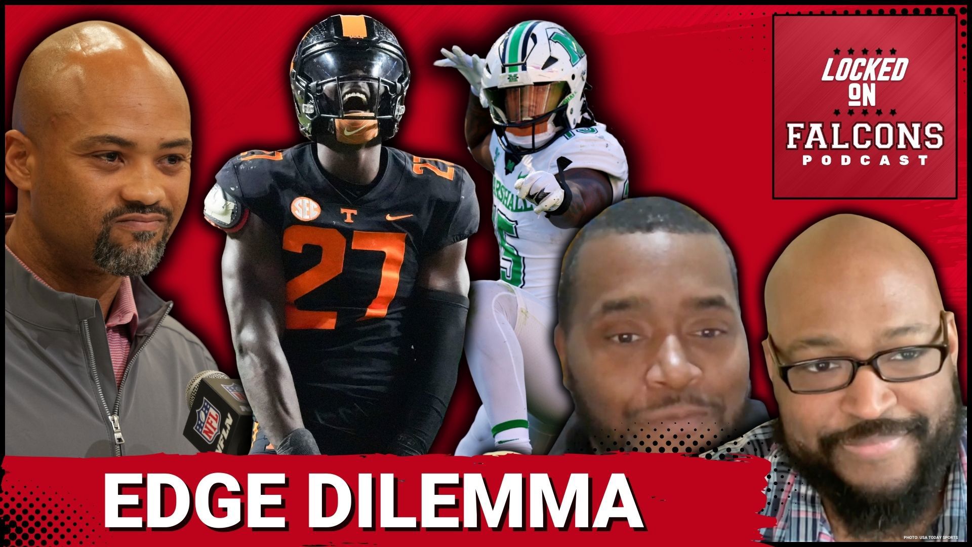 Falcons trade up and pick James Pearce Jr. at 26th in 2025 NFL Draft ...