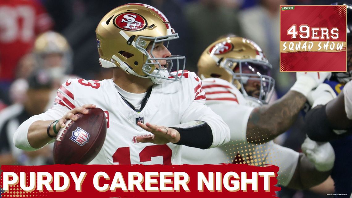 49ERS SQUAD SHOW: BROCK PURDY TOSSES FIVE TOUCHDOWNS as 49ers Pummel ...