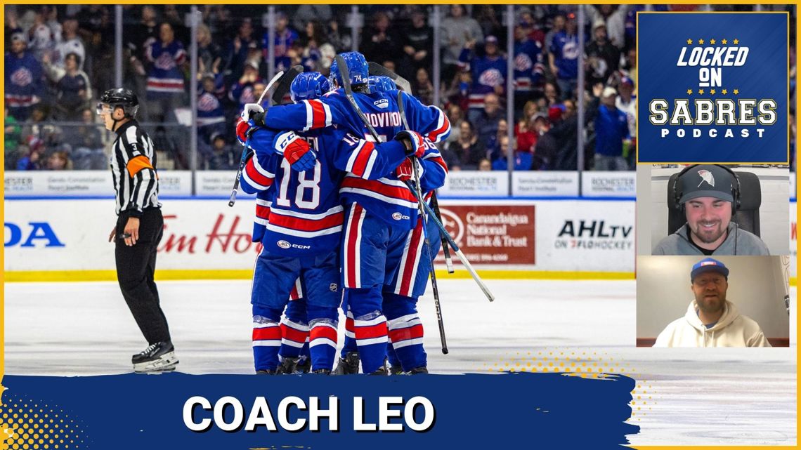 Rochester Americans coach Mike Leone on a series lead, Devon Levi, and ...