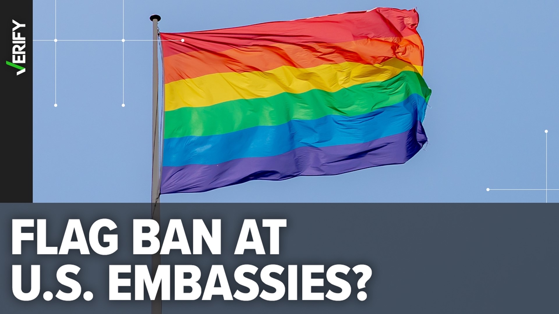Pride flags banned from flying above U.S. embassies | 13wmaz.com