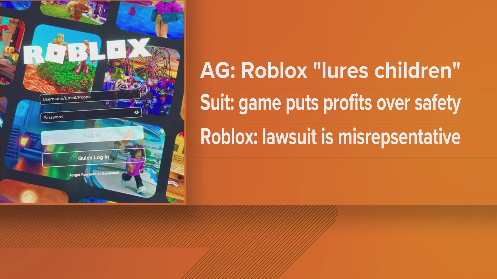 Tennessee sues Roblox, claims safety negligence exposes kids to ...