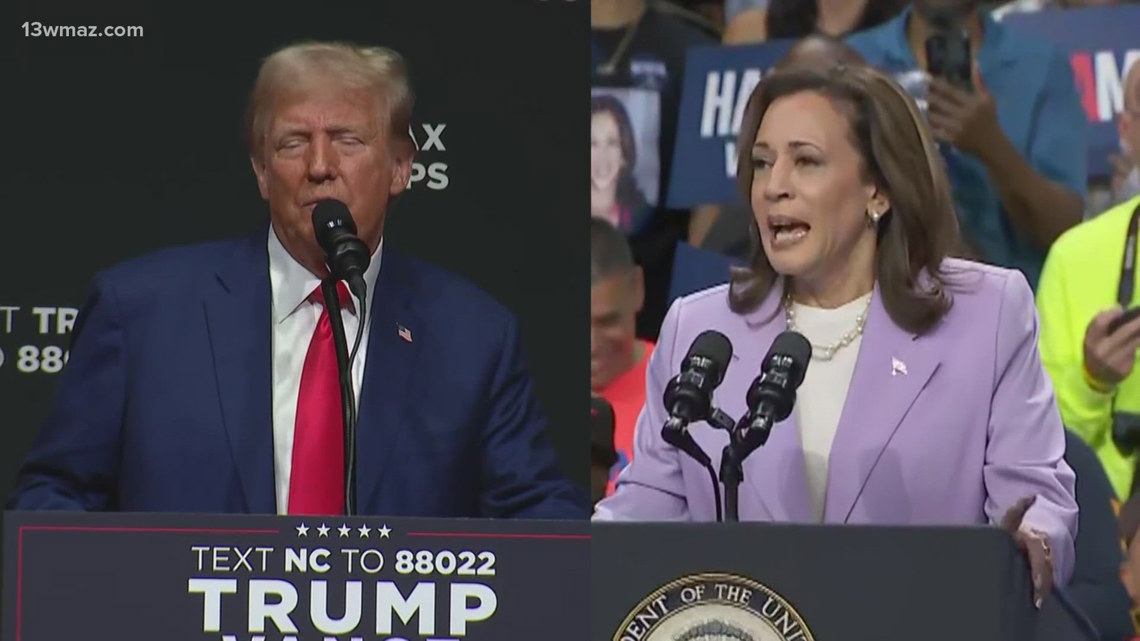 Kamala Harris and Donald Trump hitting campaign trail in North Carolina ...