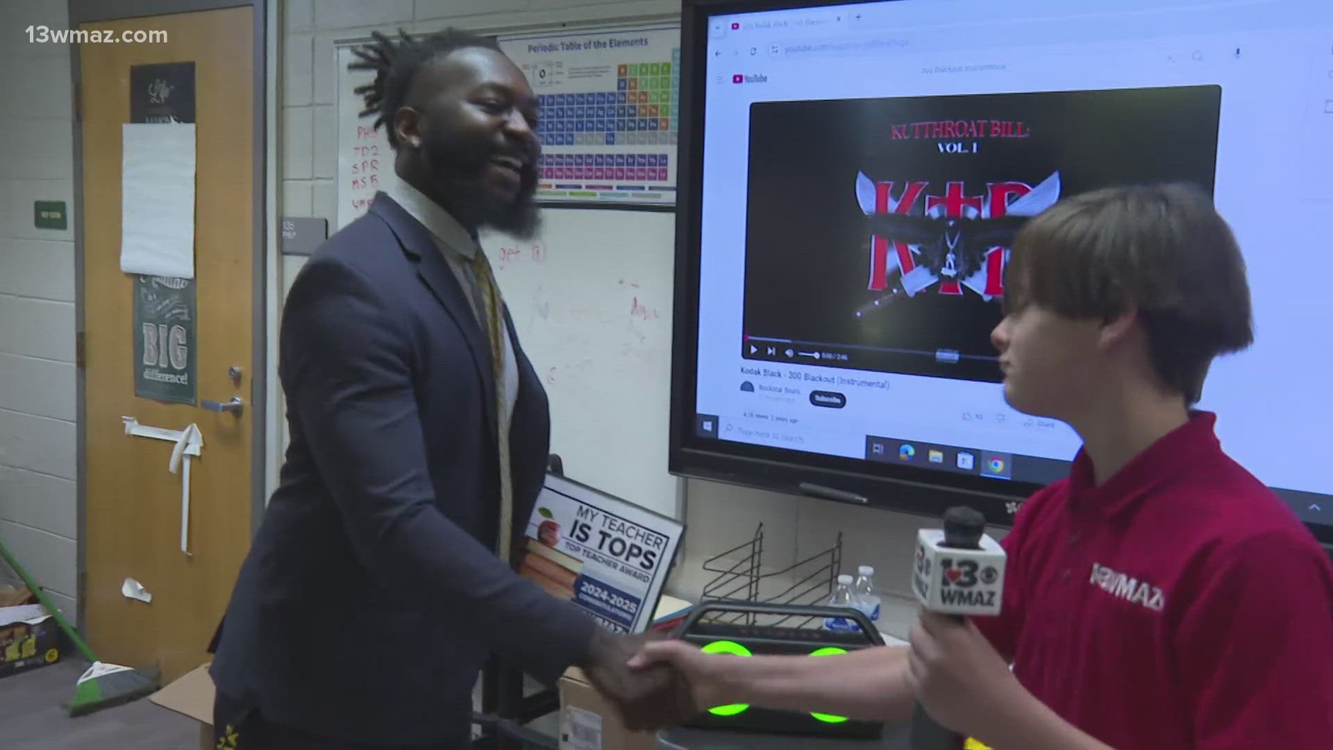 Mr. Ayuk wins 'My Teacher is Tops' award | 13wmaz.com