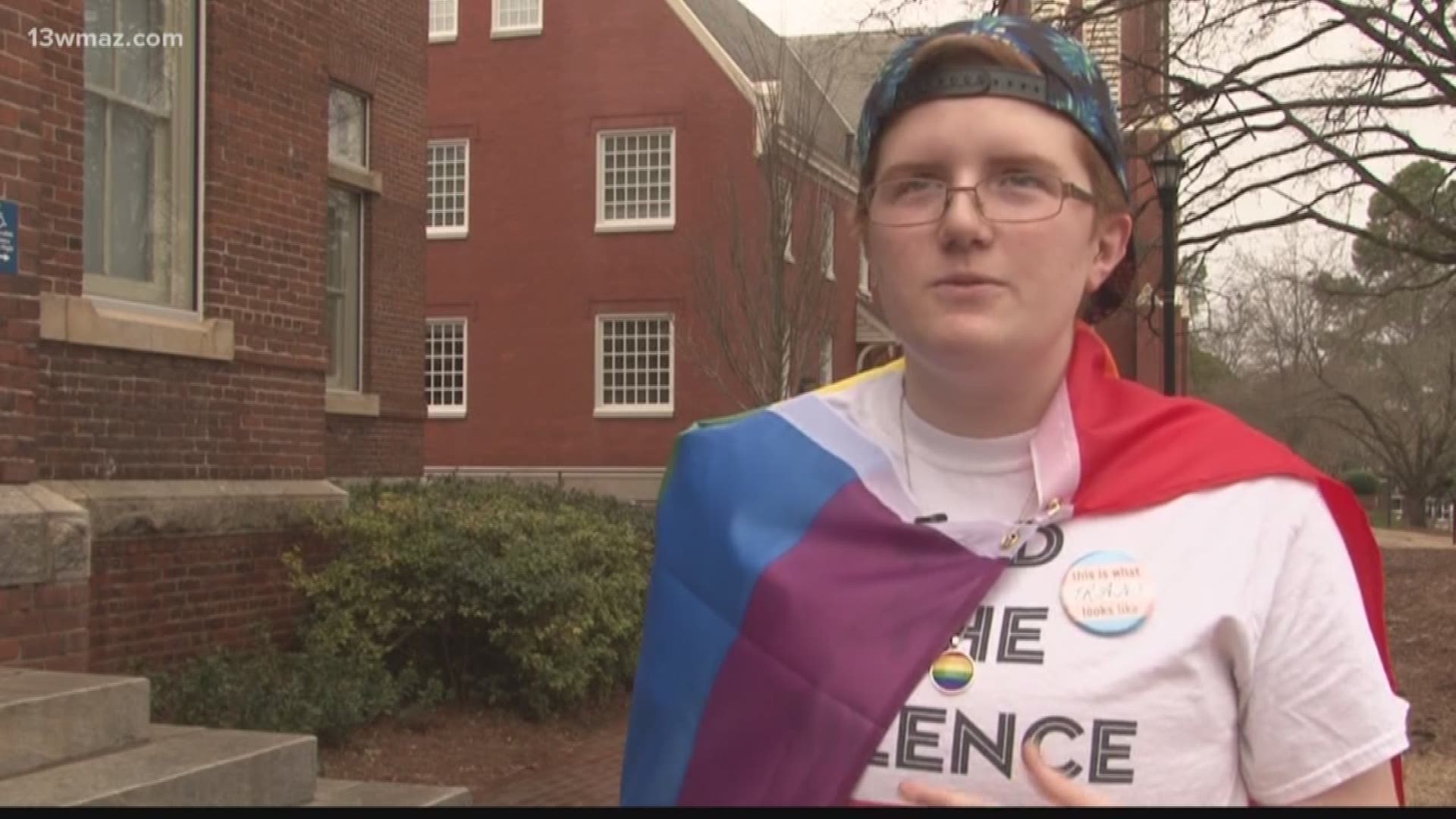 Mercer students wore gay pride flags, protesting Founders' Day speaker ...