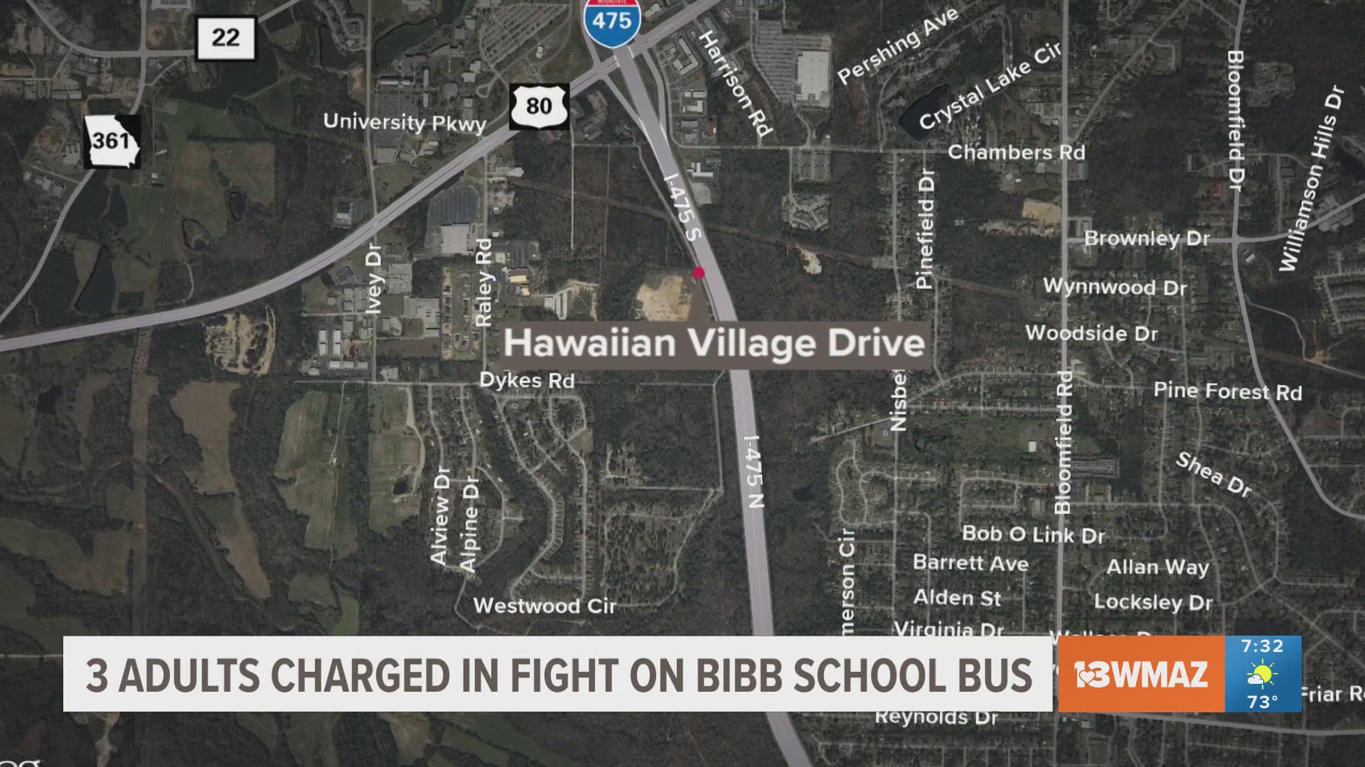 Three adults arrested for fighting on Bibb County school bus | 13wmaz.com