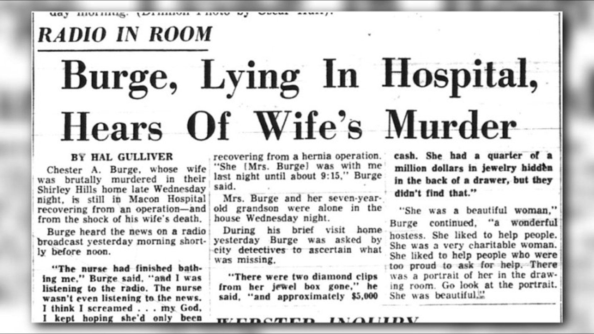 Visual history of Chester Burge case | 13wmaz.com