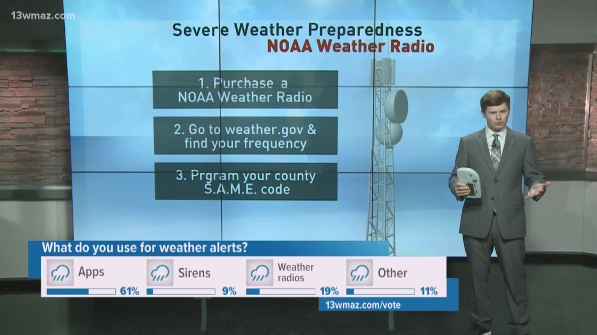 How to program your weather radio | 13wmaz.com