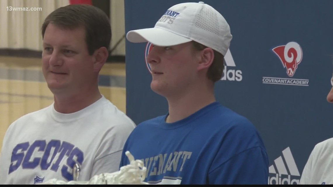 Covenant's Ethan Abbott signs scholarship with Covenant College ...