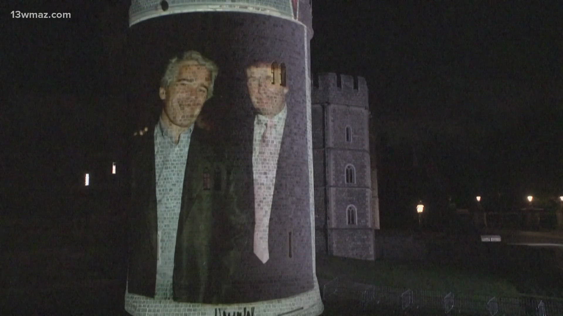President Trump and Epstein projection onto Windsor Castle leads to ...