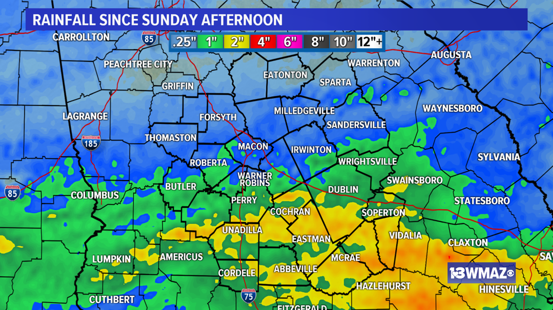 Central Georgia sees beneficial rainfall | 13wmaz.com