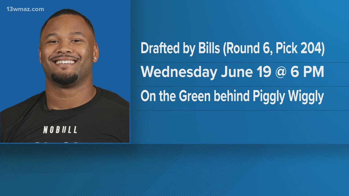 Wilkinson County celebrates Tylan Grable's drafting into the NFL on ...