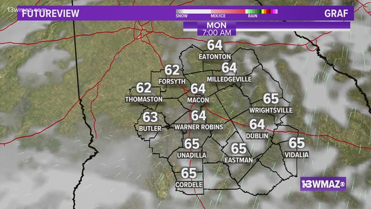 Weather Maps - conditions, temperatures, winds and more | Macon ...