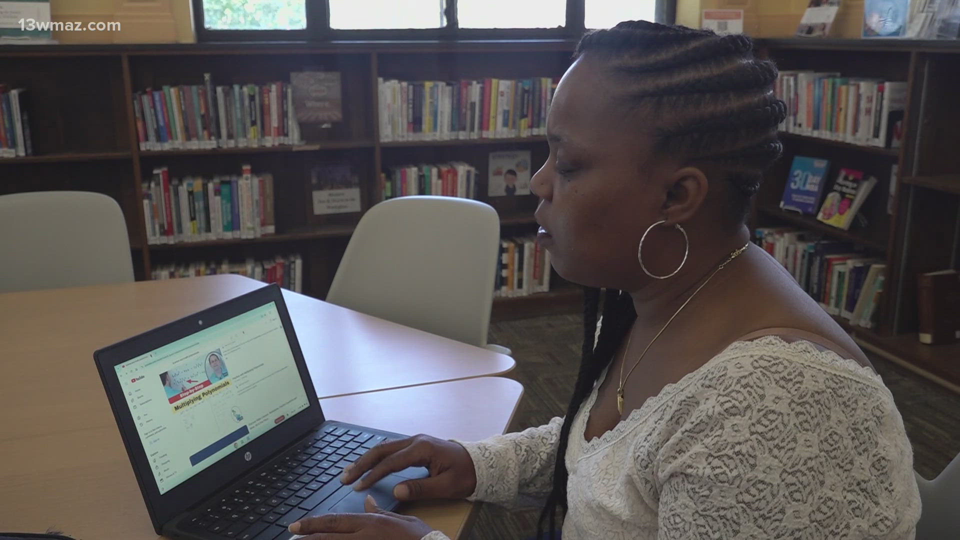 How library laptops helped a Macon single mother of four pass her GED ...