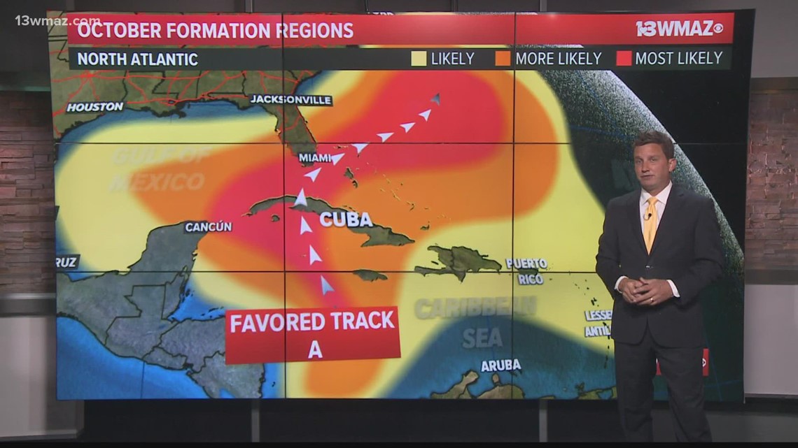 What are the different areas meteorologists watch throughout hurricane ...