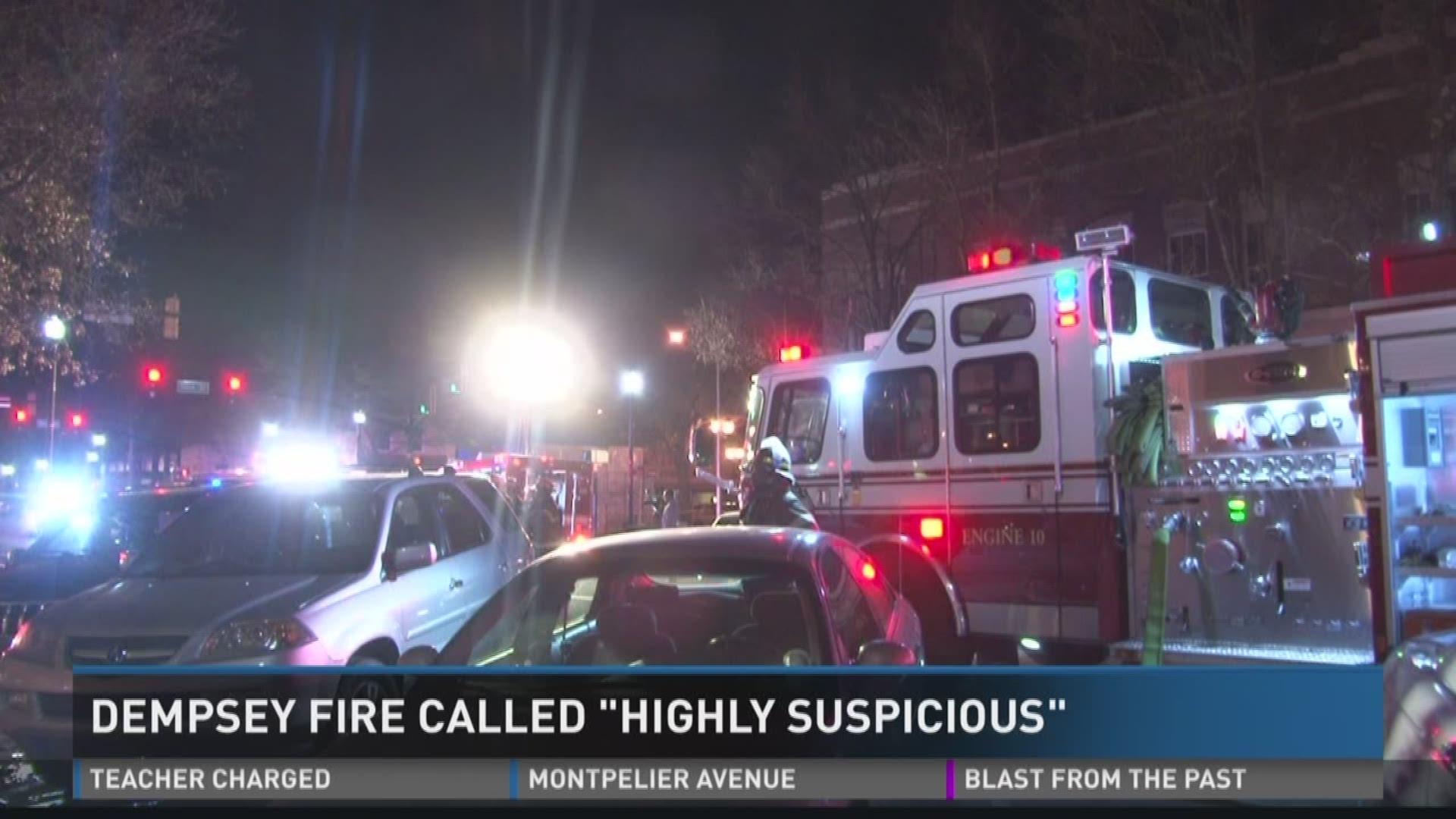 Dempsey Apartment fire called "highly suspicious" | 13wmaz.com