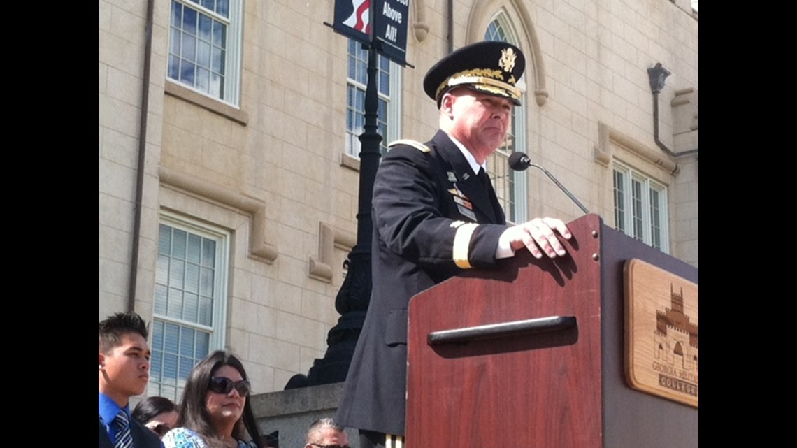 GMC holds retirement ceremony for General Rauhut | 13wmaz.com