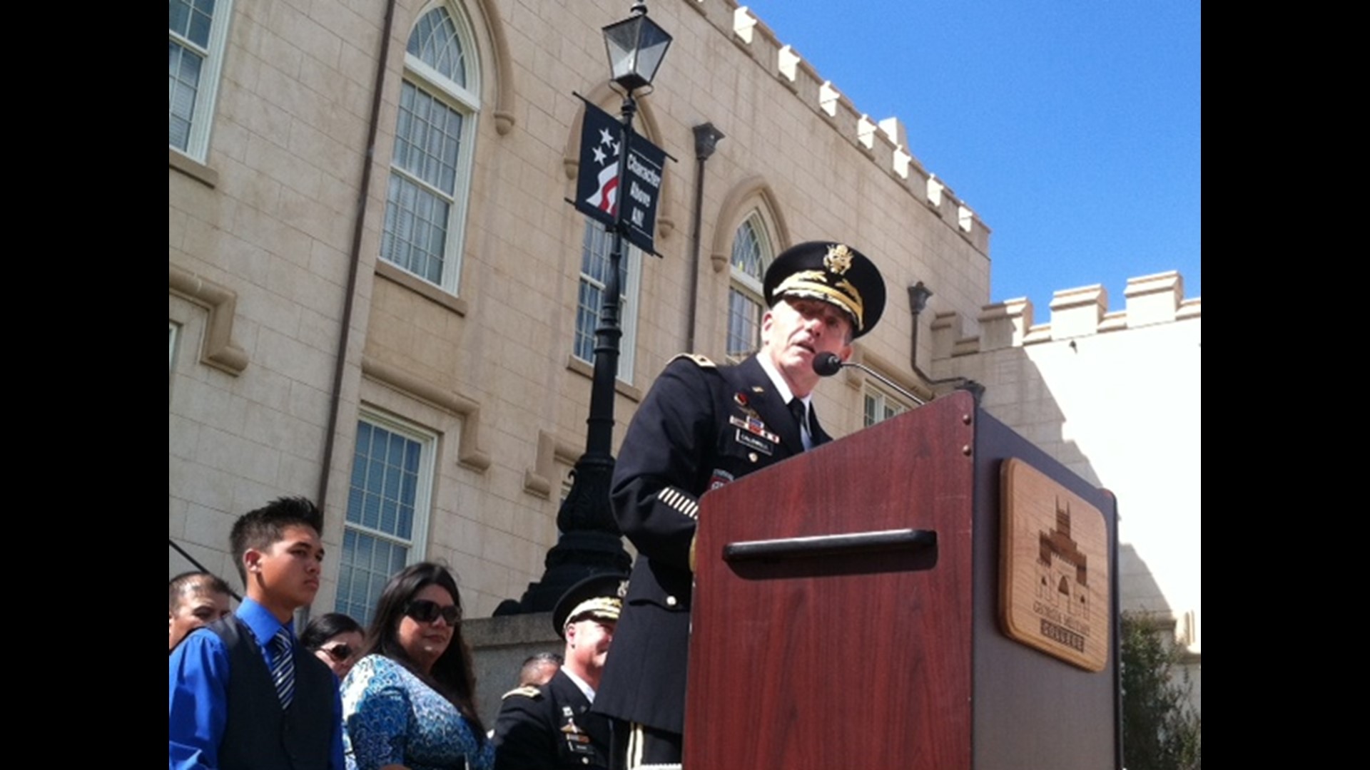 GMC holds retirement ceremony for General Rauhut | 13wmaz.com