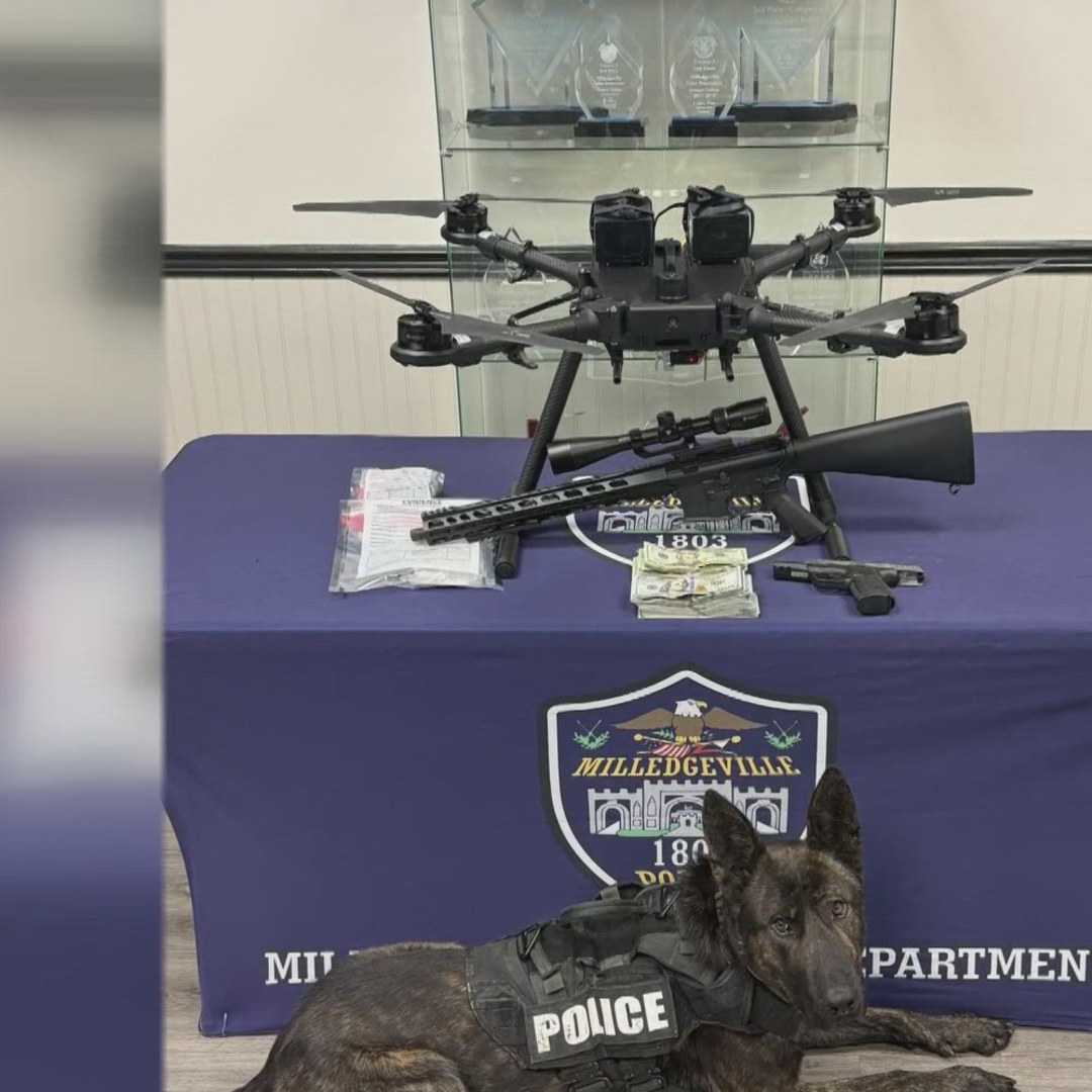 Large drone intended to drop contraband at Baldwin State Prison ...