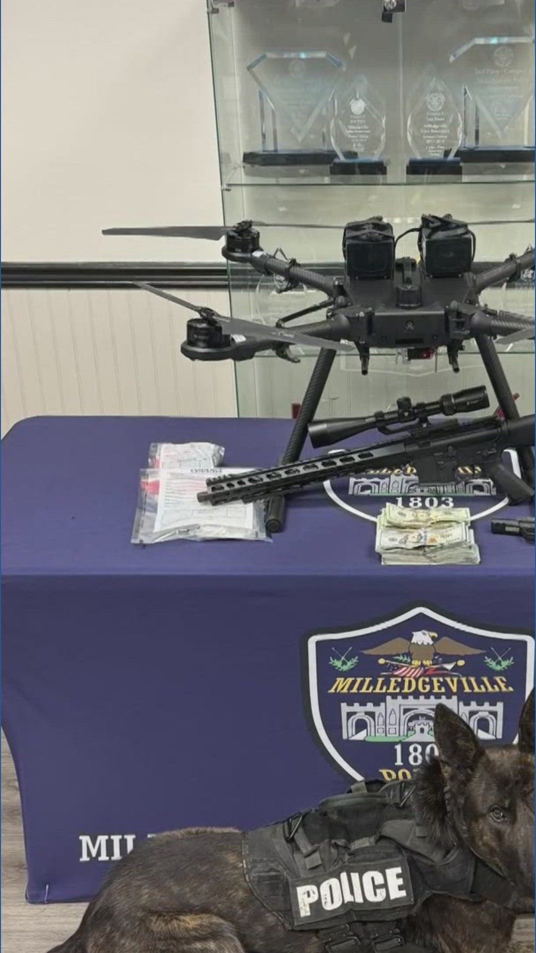 Large drone intended to drop contraband at Baldwin State Prison ...
