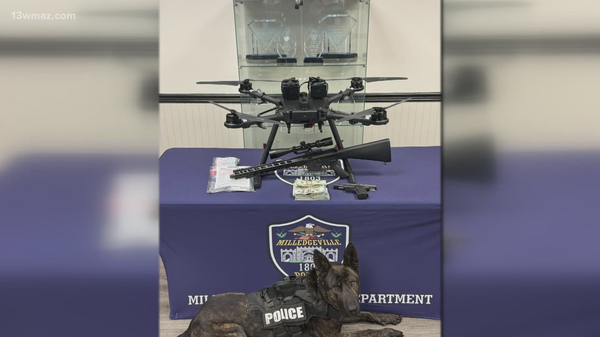 Large drone intended to drop contraband at Baldwin State Prison ...
