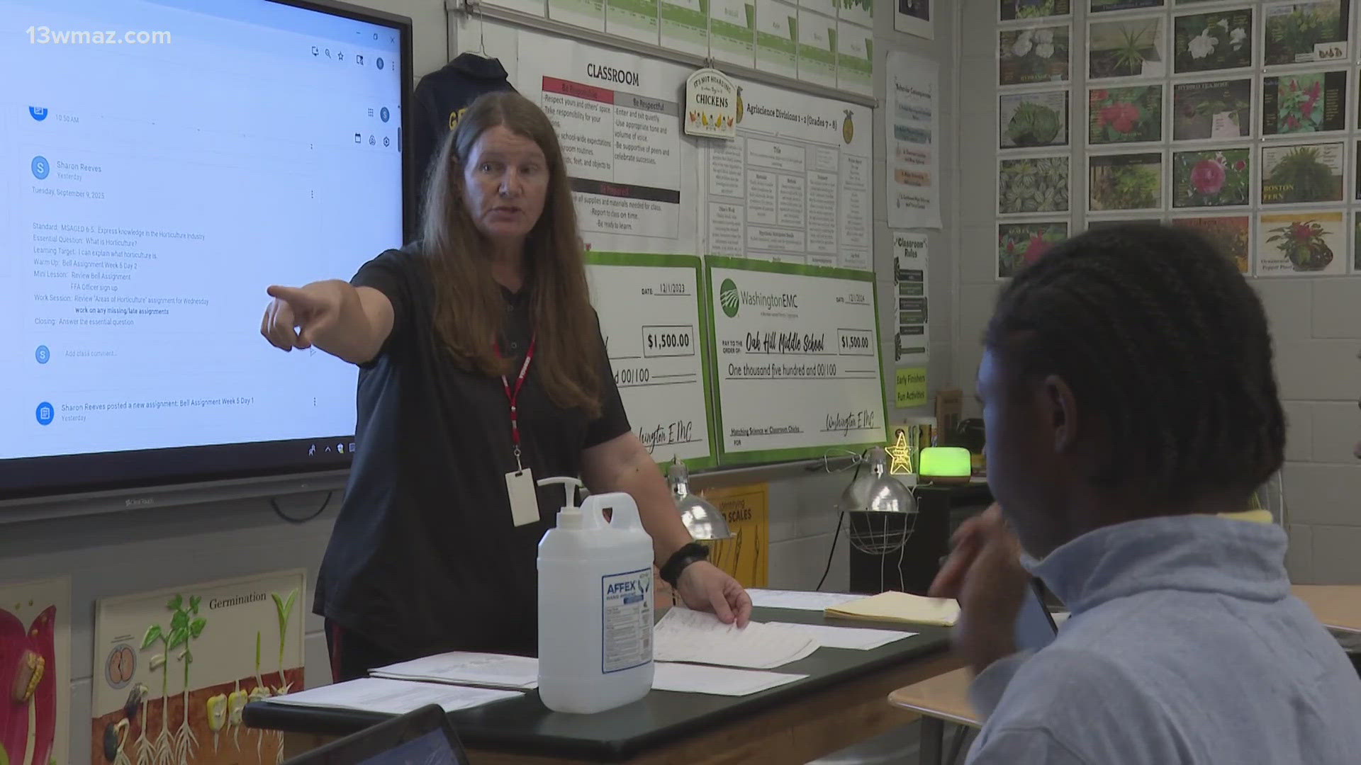 Sharon Reeves wins 'My Teacher is Tops' for agriculture work | 13wmaz.com