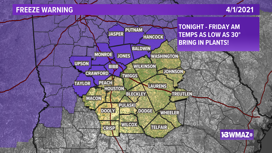 Why aren't freeze warnings issued by the NWS in winter? | 13wmaz.com