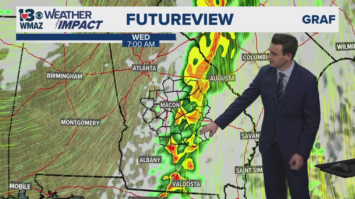 Weather Impact: Meteorologist Alex Pry breaks down Wednesday's ...