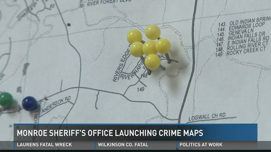 Monroe Sheriff's Office launching crime maps | 13wmaz.com