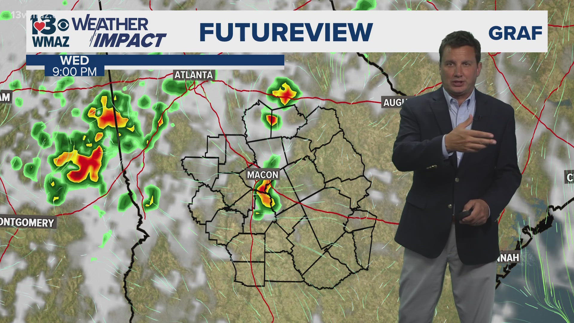 Weather Radar | Macon, Georgia | 13wmaz.com