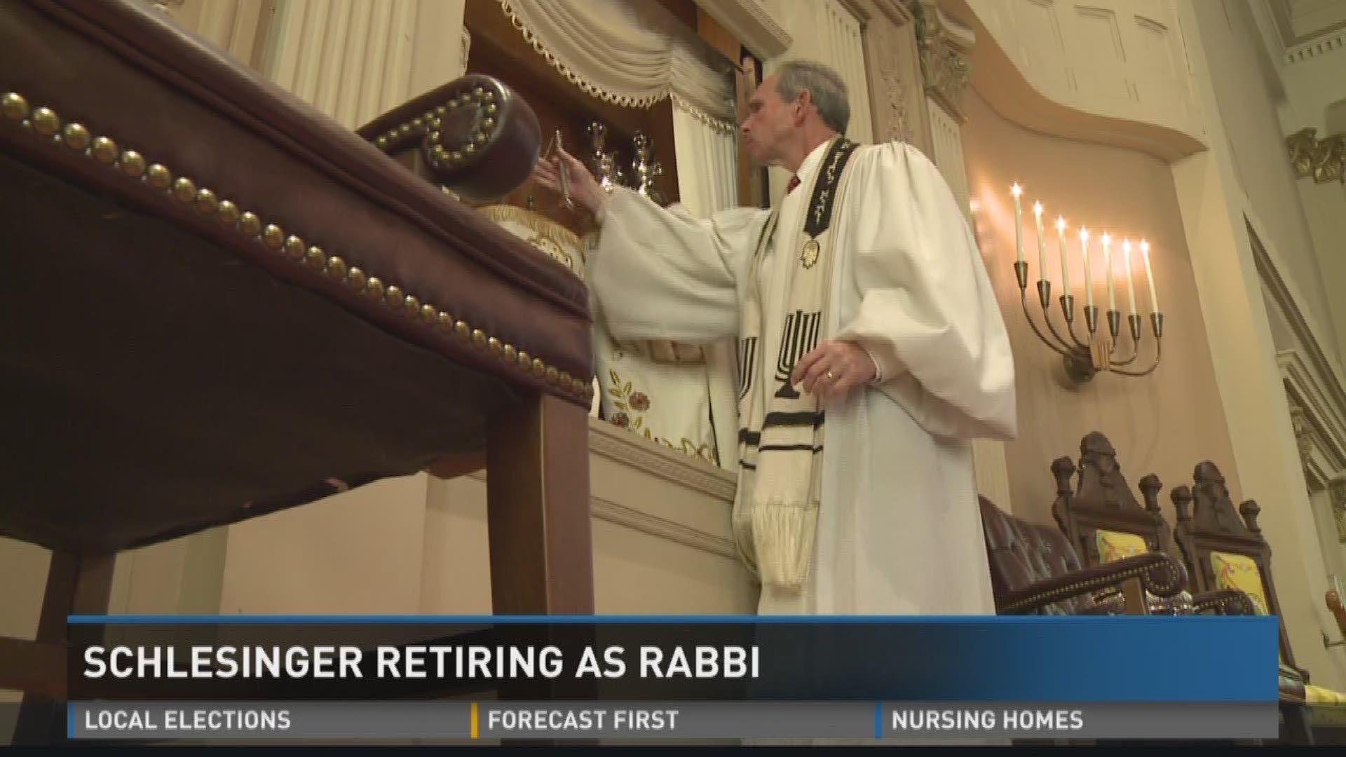 Rabbi Larry Schlesinger retiring after serving for 12 years | 13wmaz.com