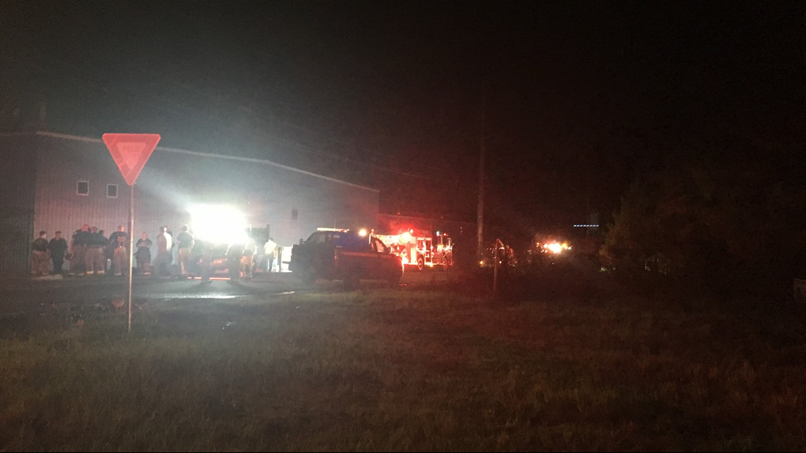 Baldwin County crews battle fire at chemical plant | 13wmaz.com