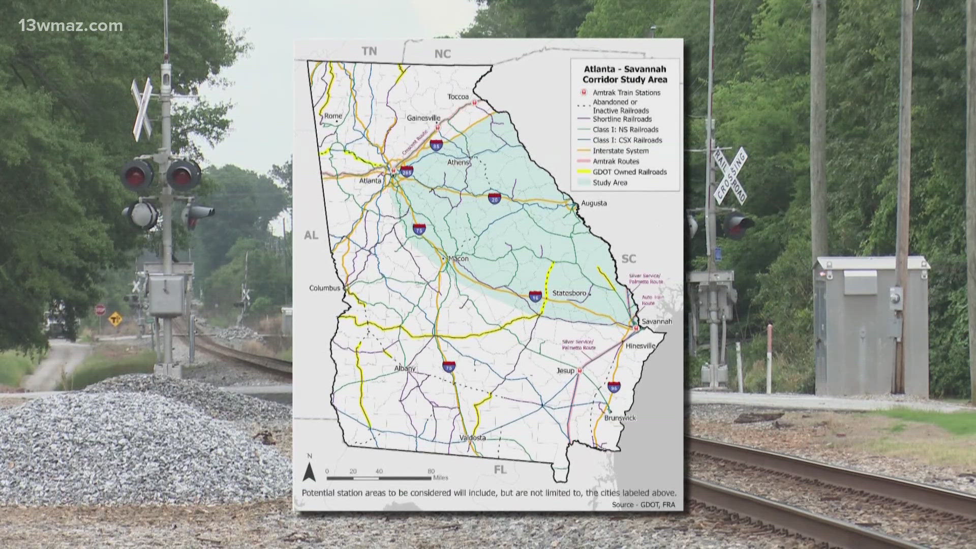 GDOT survey gauges interest in Atlanta, Macon and Savannah train line ...