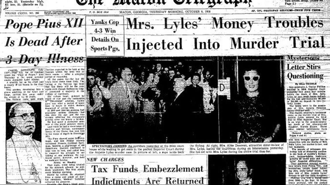 Macon killer Anjette Lyles poisoned 4 family members in 1958 | 13wmaz.com