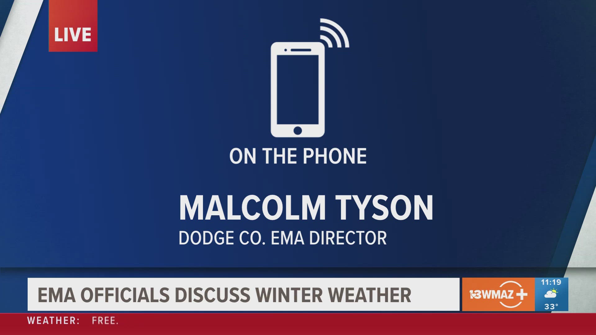 WATCH: Dodge County EMA on weather conditions | 13wmaz.com