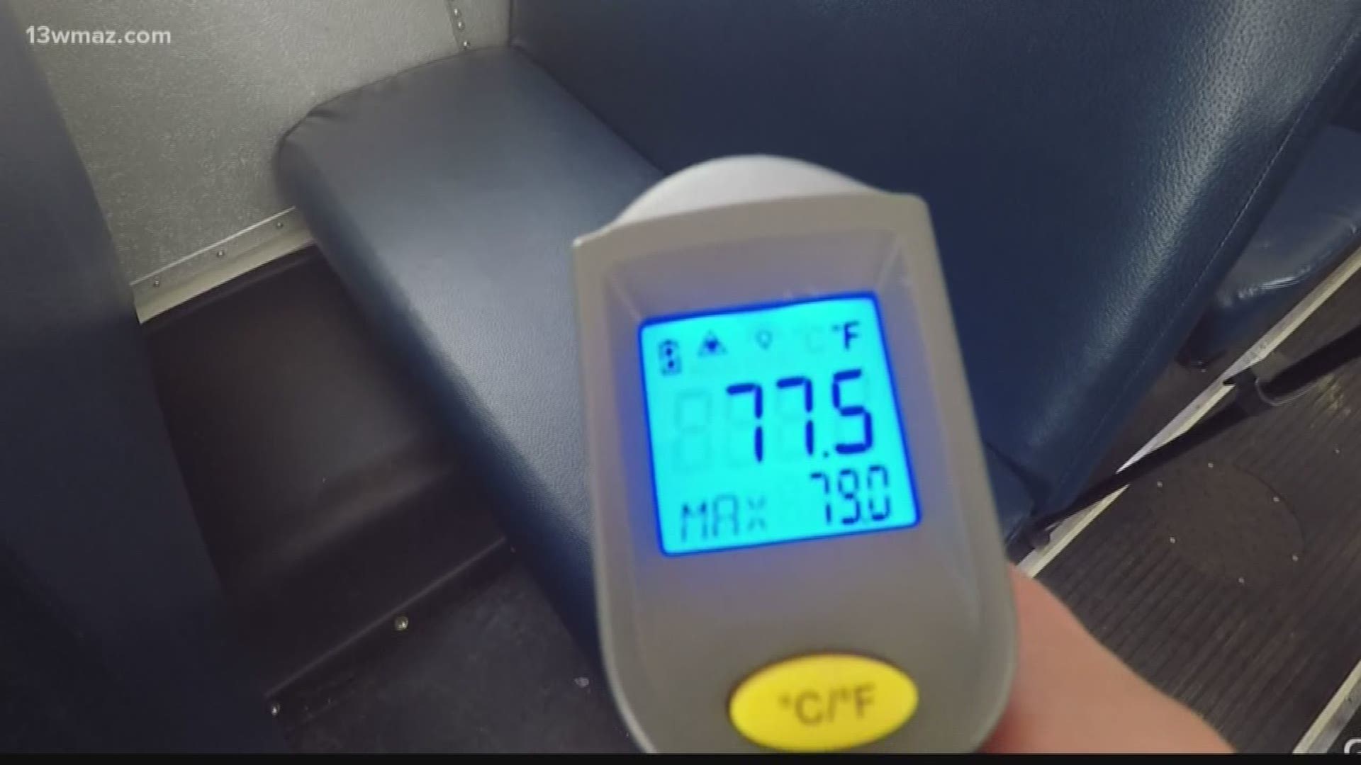 #13Investigates: How hot does it get inside a school bus? | 13wmaz.com