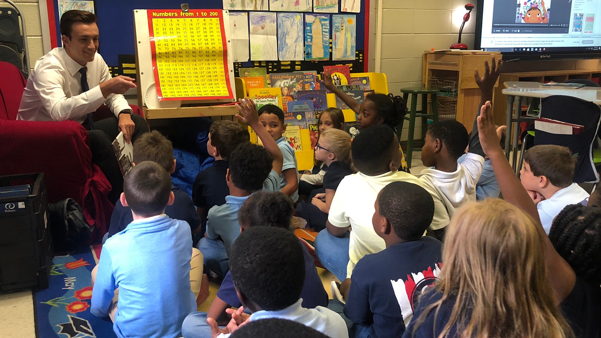 13WMAZ staff reads to kids all over Central Georgia for Read for the ...