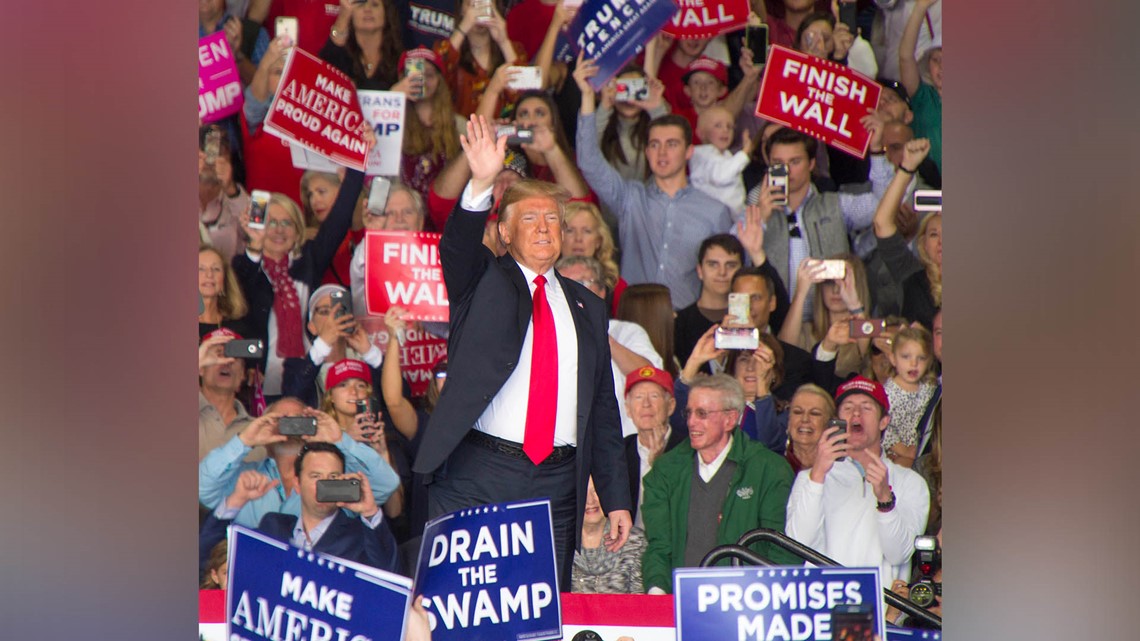 Here's what President Trump said at his rally for Kemp in Macon ...